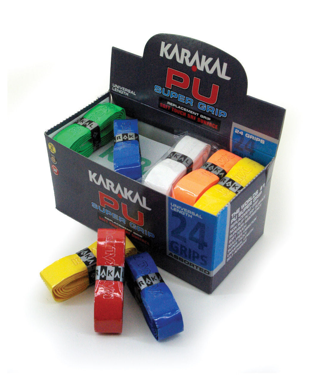 Karakal PU Super Grip Assorted 24 Grips